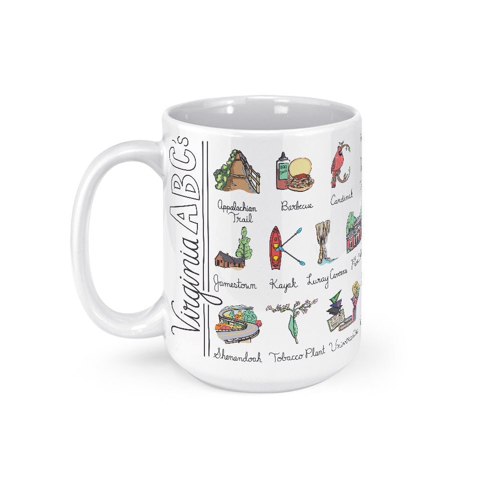 Virginia Alphabet Mug – Fish Kiss