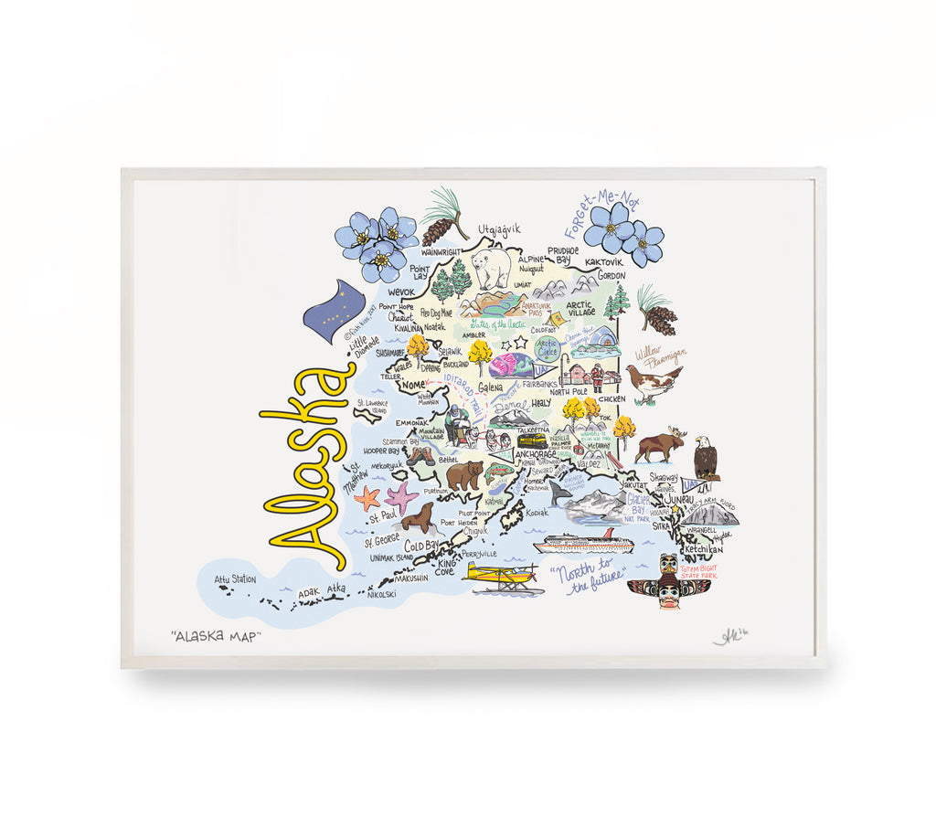 Alaska State Map For Kids